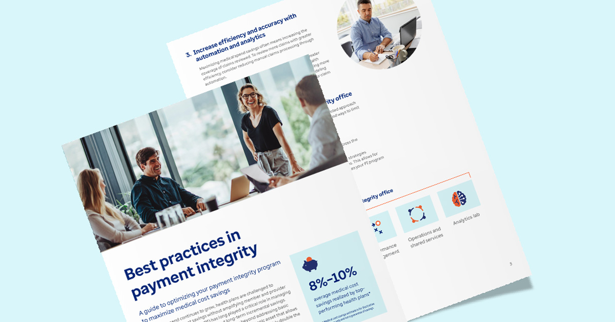 Payment Integrity Best Practices to Maximize Savings