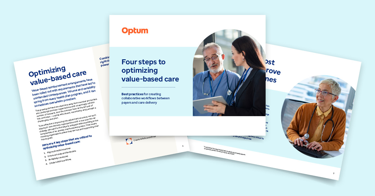 4 Steps to Optimizing Value-Based Care | Optum 4 Steps to Optimizing Value-Based Care | Optum