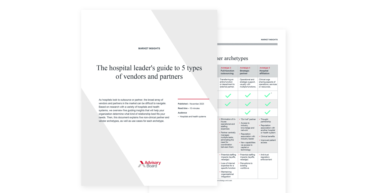 Guide to 5 Types of Vendors and Partners