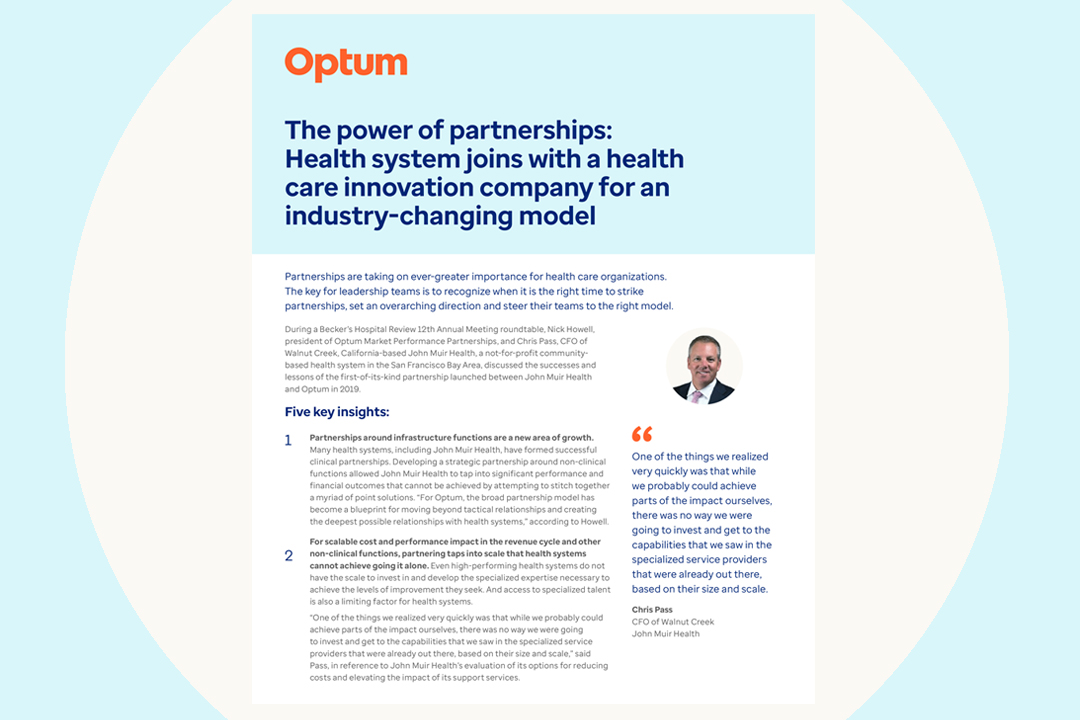 The Power of Partnerships: John Muir Health